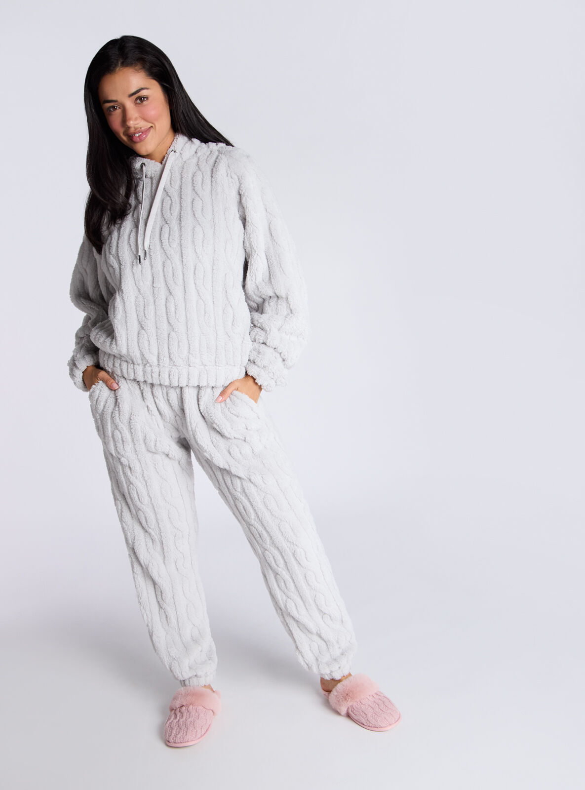 Cable lounge set | Grey Mix | Boux Avenue UK