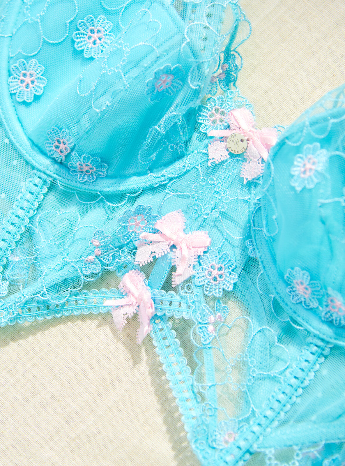 Avah longline bra | Turquoise | Boux Avenue UK