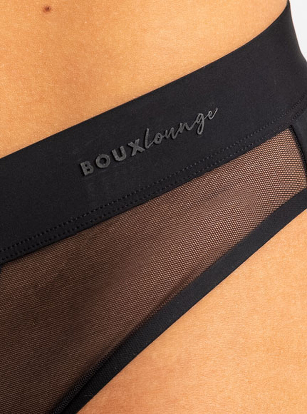 Boux Lounge Mesh Briefs Black Boux Avenue Uk