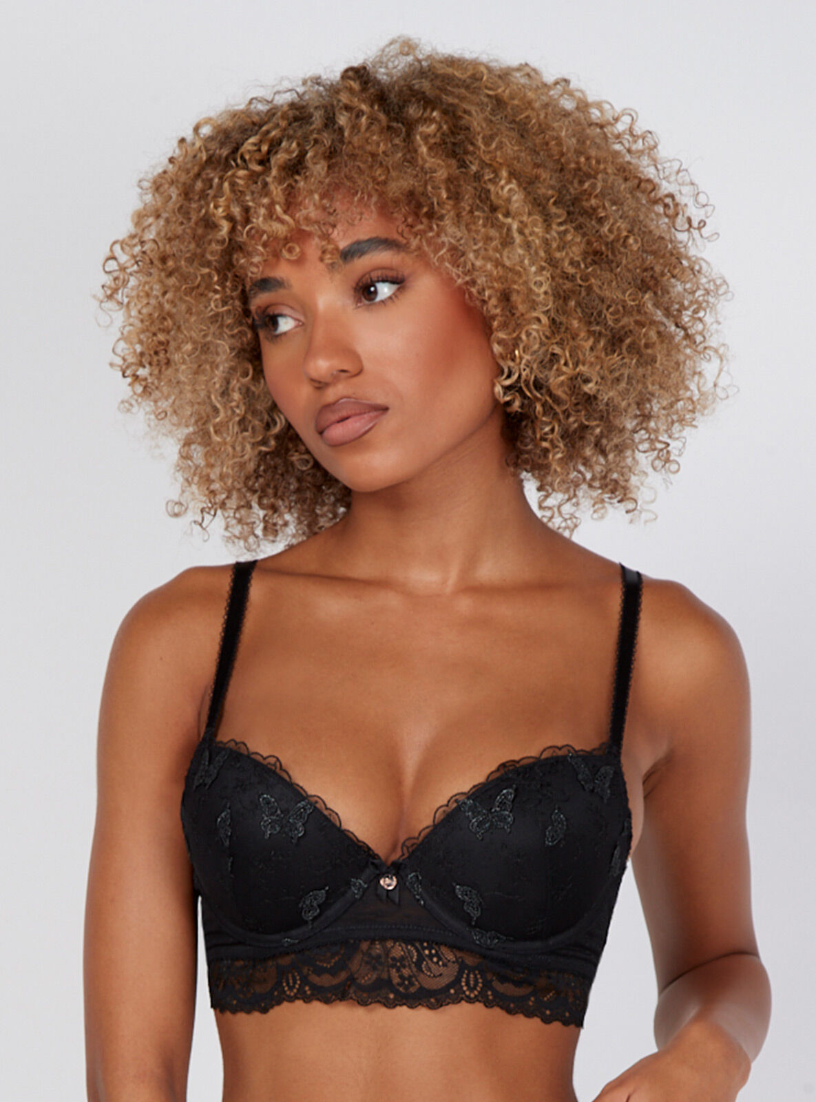 Freja plunge bra | Black | Boux Avenue UK