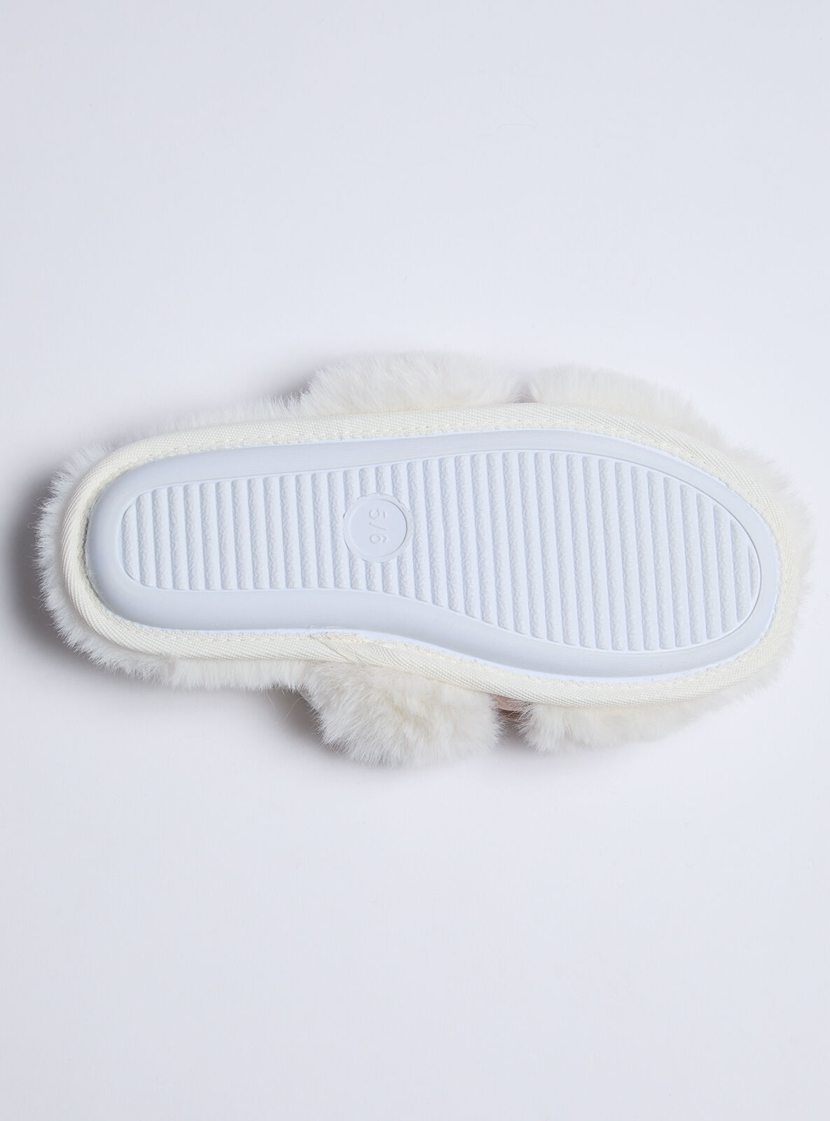 Bow slider slippers | Ivory Mix | Boux Avenue UK