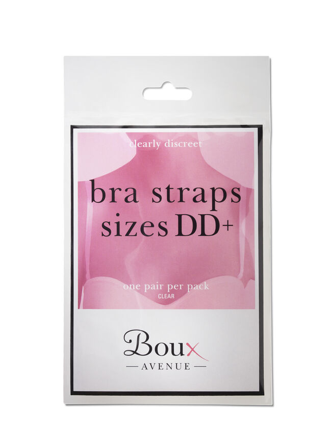 Clear bra straps DD plus | Clear | Boux Avenue UK