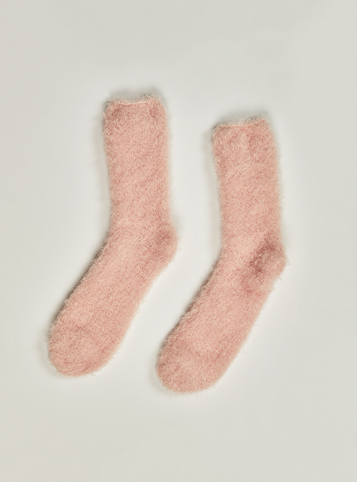 Fluffy feather socks | Pink Mix | Boux Avenue UK