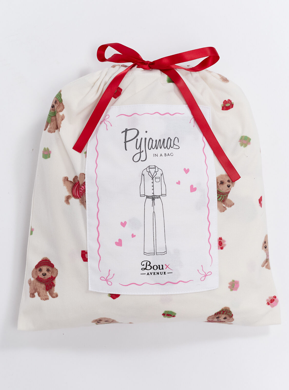 Cockapoo pyjamas in a bag | Cream | Boux Avenue UK